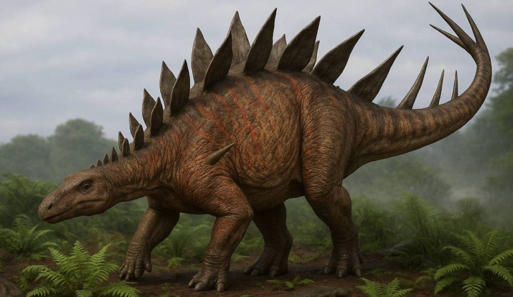 Kentrosaurus De Stekelige Dinosaurus Uit Het Laat Jura