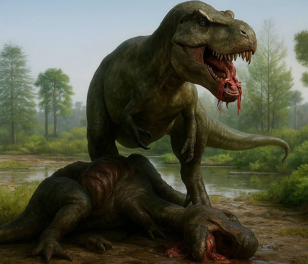 Tyrannosaurus rex: Alles over Trix, zijn veren, dieet en jachtgedrag